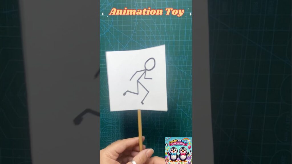 DIY Spinning Animation Paper Toy #diy #papercraft #easycrafts #toys # ...