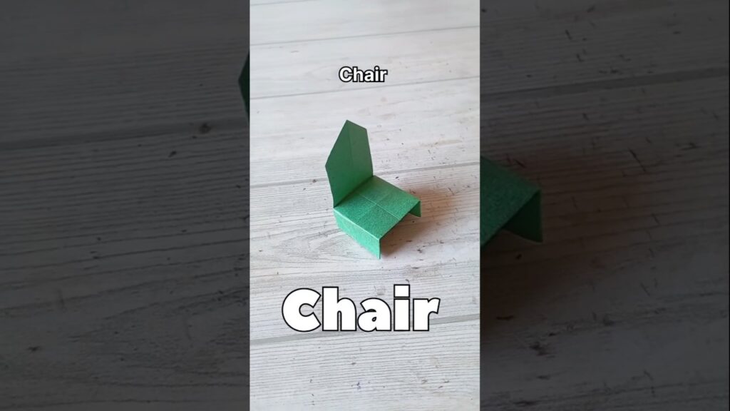 EASY CHAIR ORIGAMI TUTORIAL|HOW TO MAKE A EASY ORIGAMI PAPER CHAIR ...